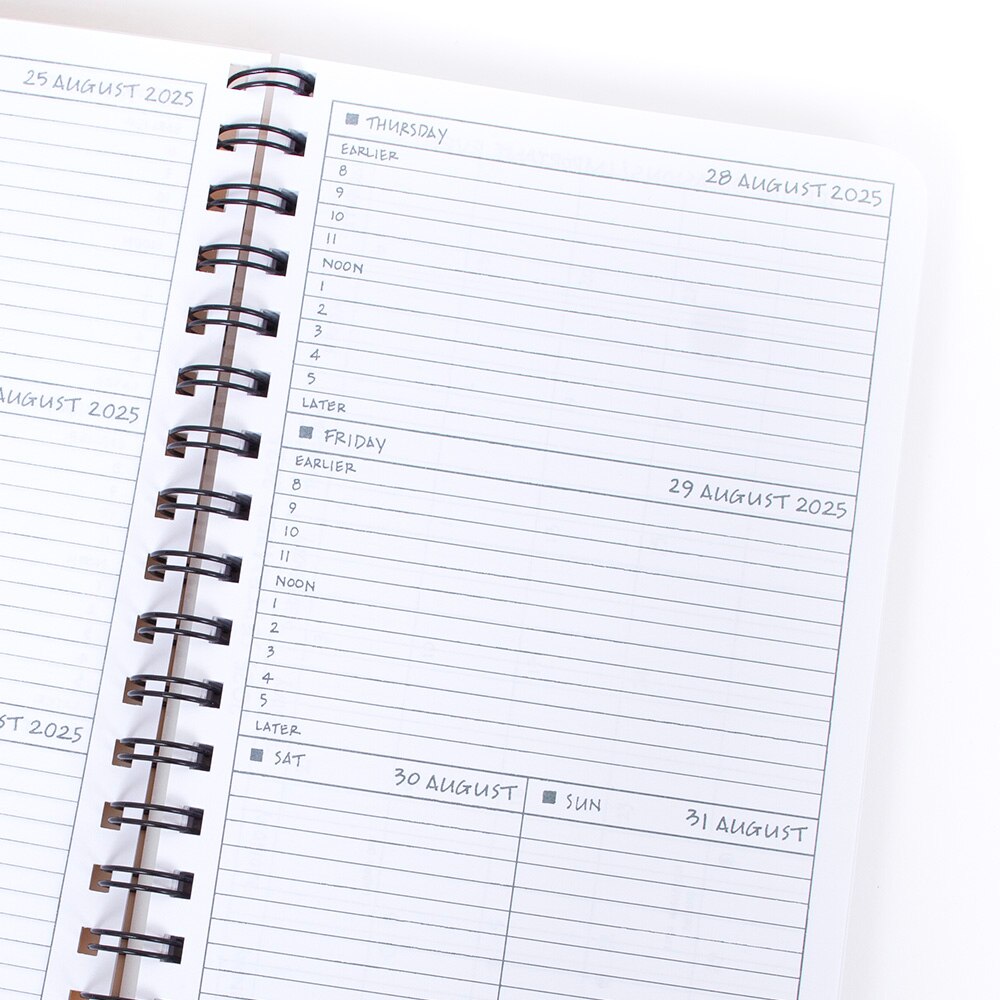 2025-2026 August to August Academic Planner (Assorted Colors)