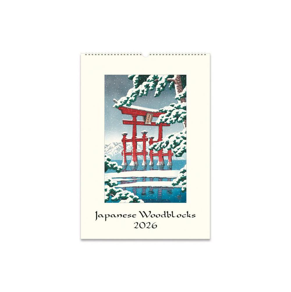 2026 Cavallini Wall Calendar Japanese Woodblocks