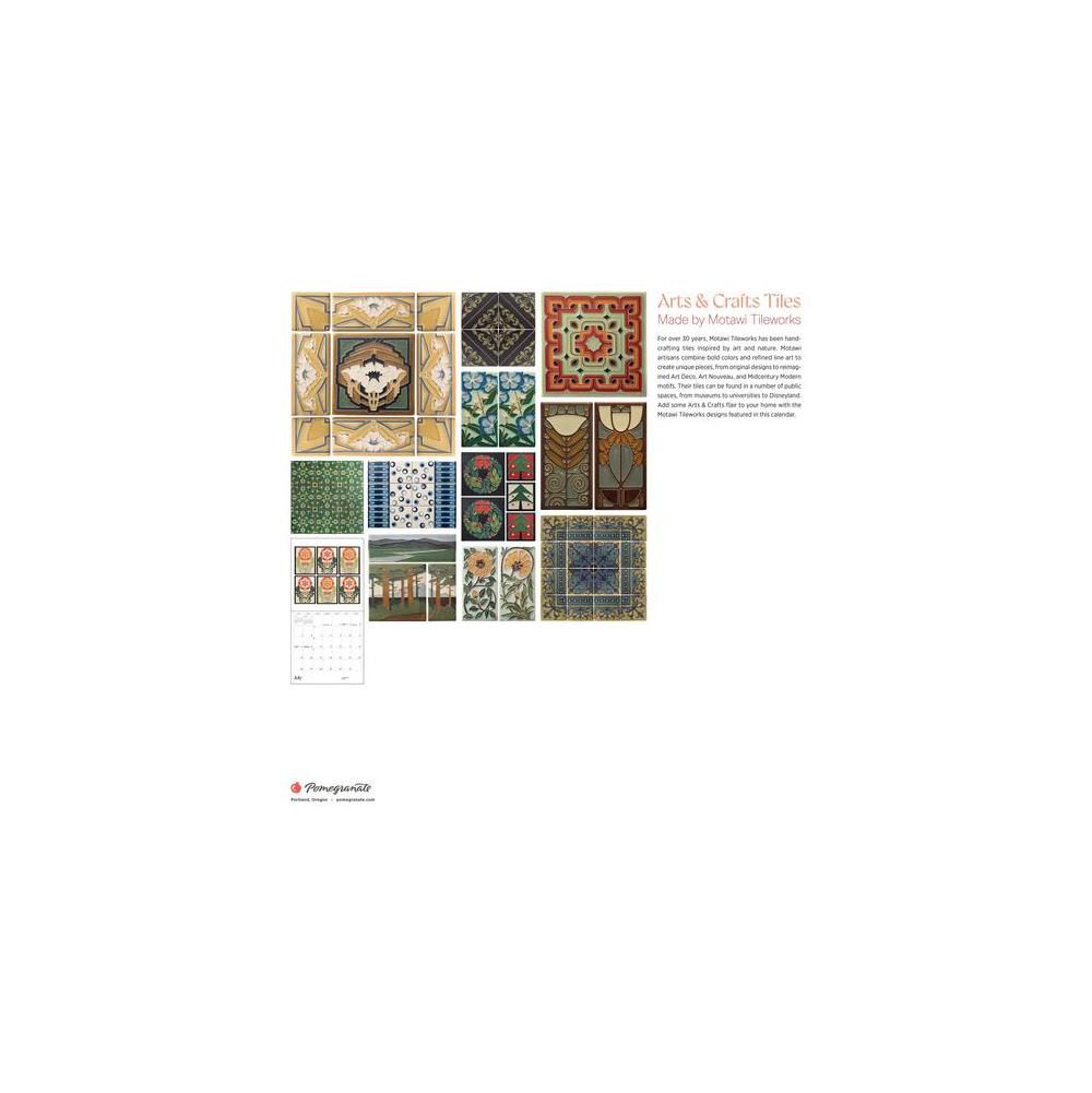 2026 Pomegranate Wall Calendar Motawi Tiles