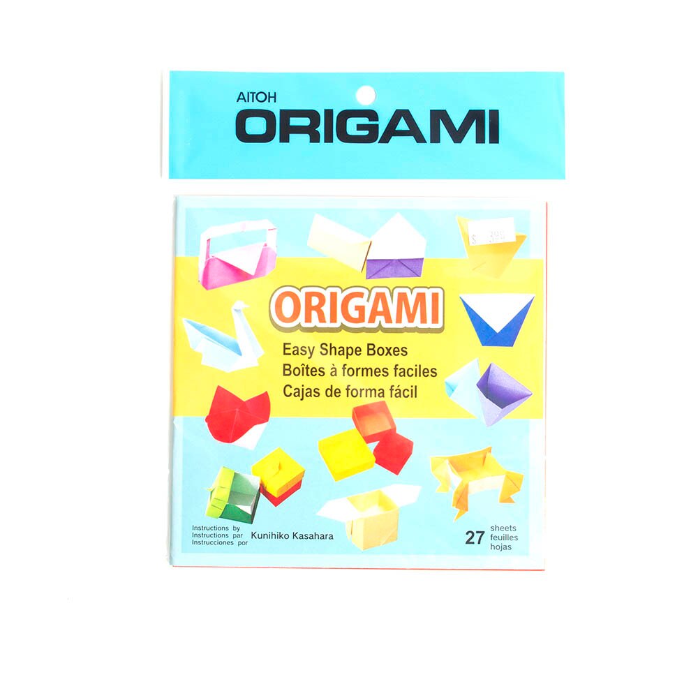 Aitoh Origami Paper Easy Shape Boxes Kit