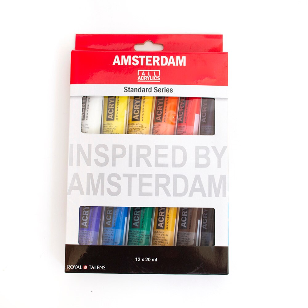 Amsterdam Standard Series Acrylic Paint 12 Color Set
