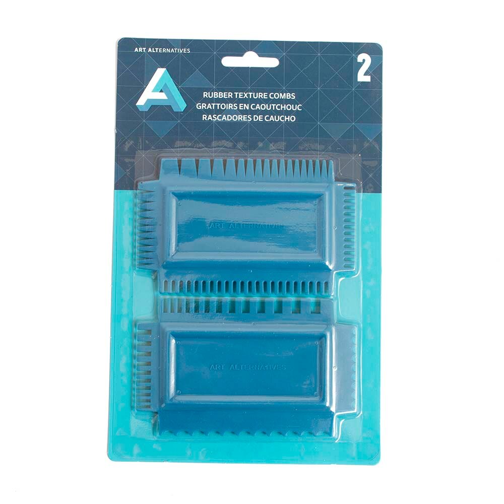 Art Alternatives Ceramic Tool Rubber Texture Comb Set