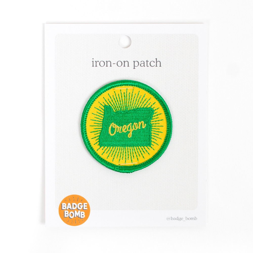 Badge Bomb Fabric Patch Oregon State
