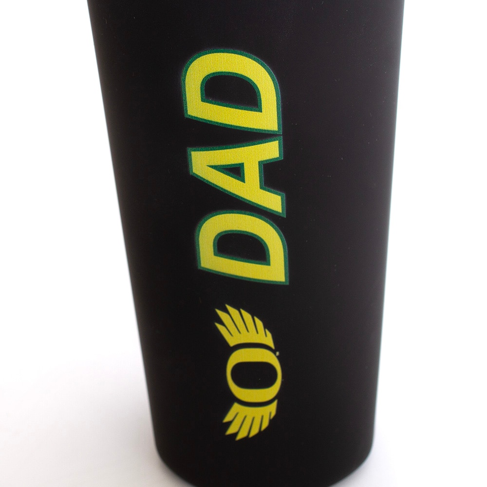 Black Fanatic Group 18oz Stainless Steel Soft Touch 23 Yellow O with ...