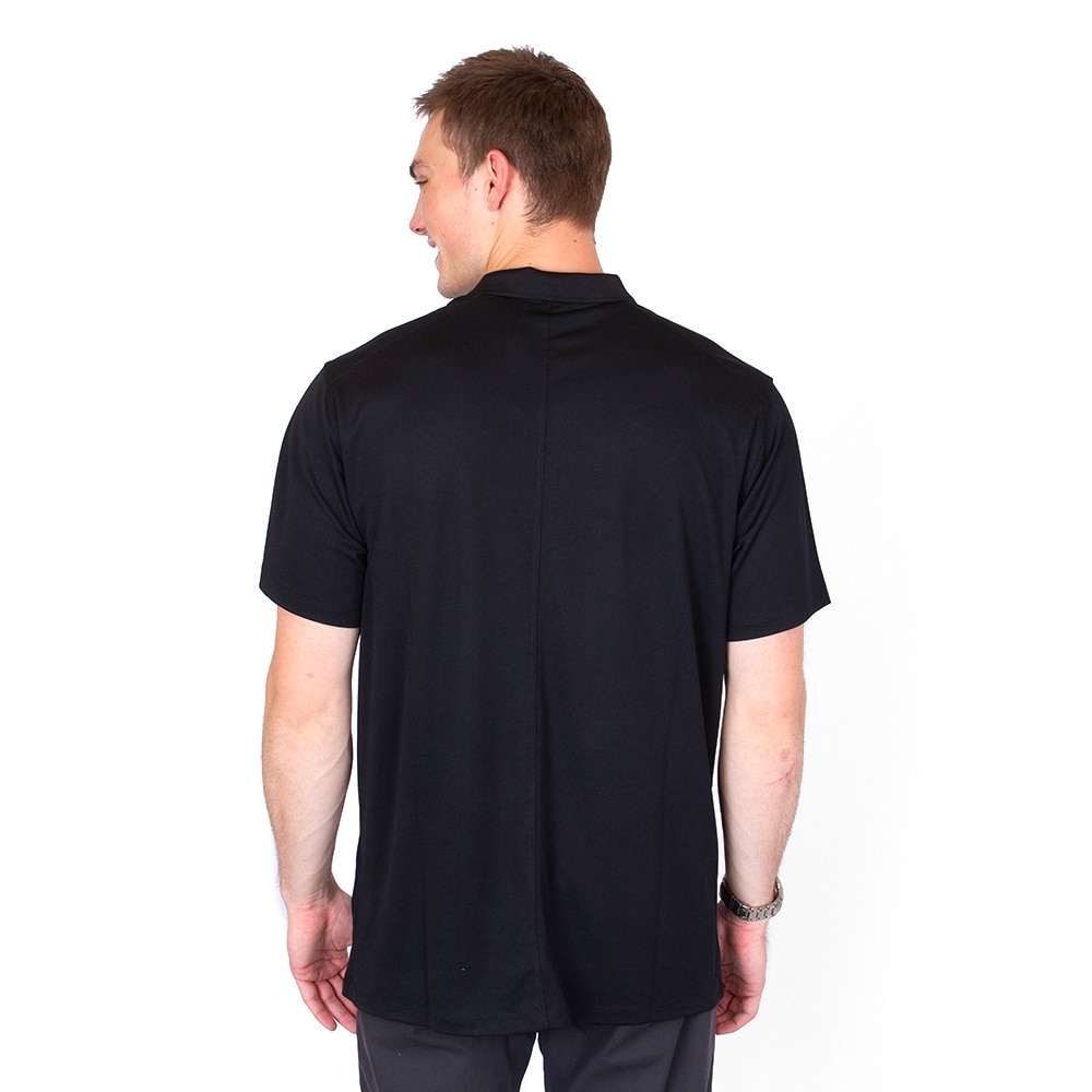 Black Nike Performance Victory Dri-FIT II 25 Left Chest O Polo