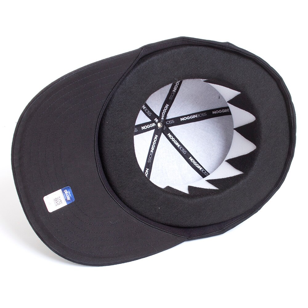 Black Noggin Boss Twill 23 Green with Yellow Outline Interlocking UO Hat