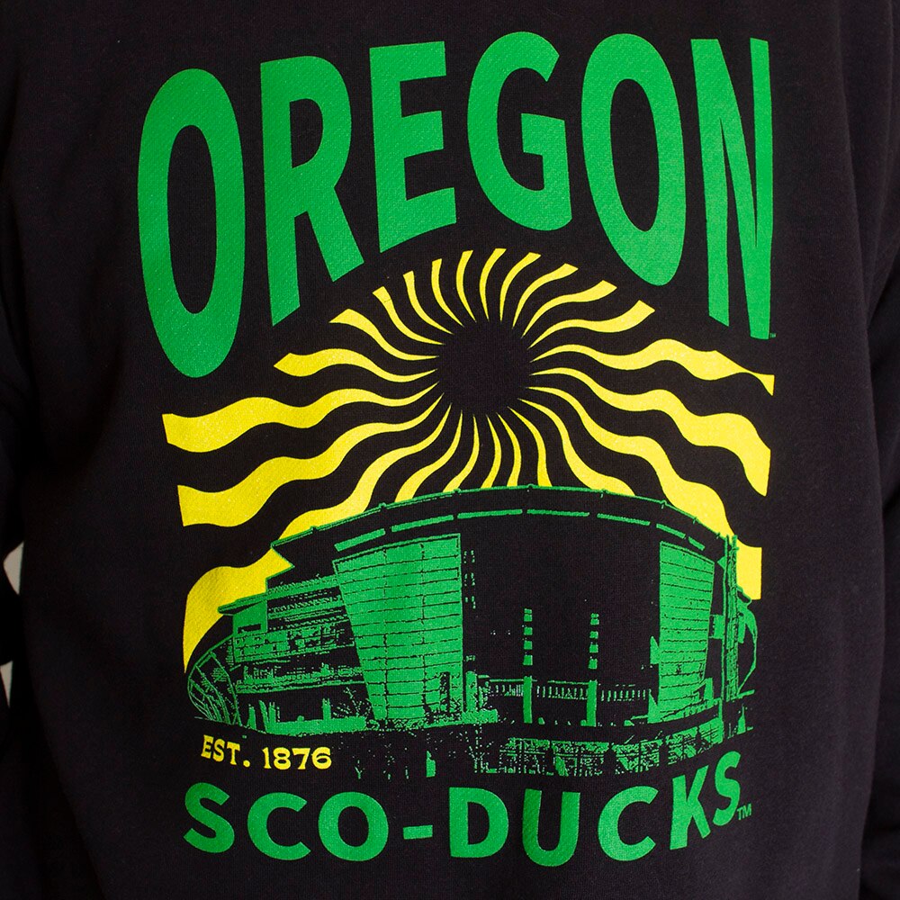 Black U-Scape Cotton Fleece 23 Green Oregon & Sunshine & Sco-Ducks ...