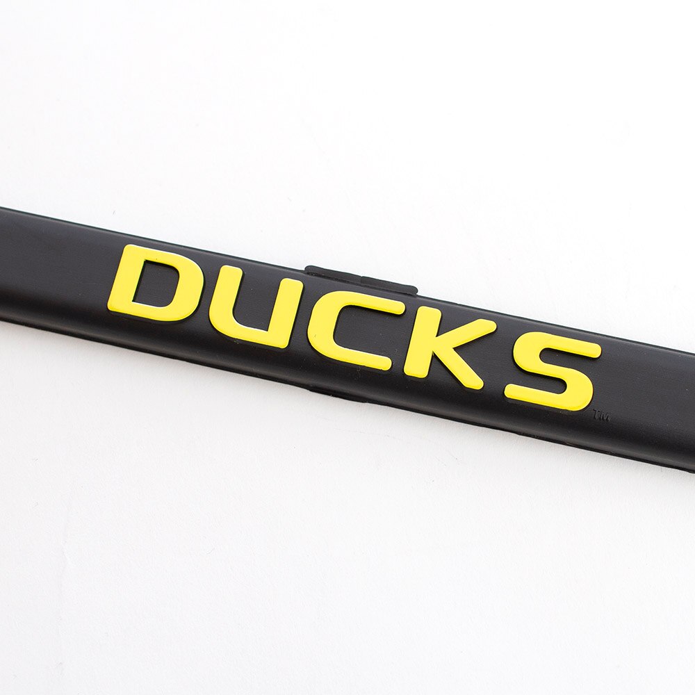 Black and Yellow OR Ducks Thin License Plate Frame