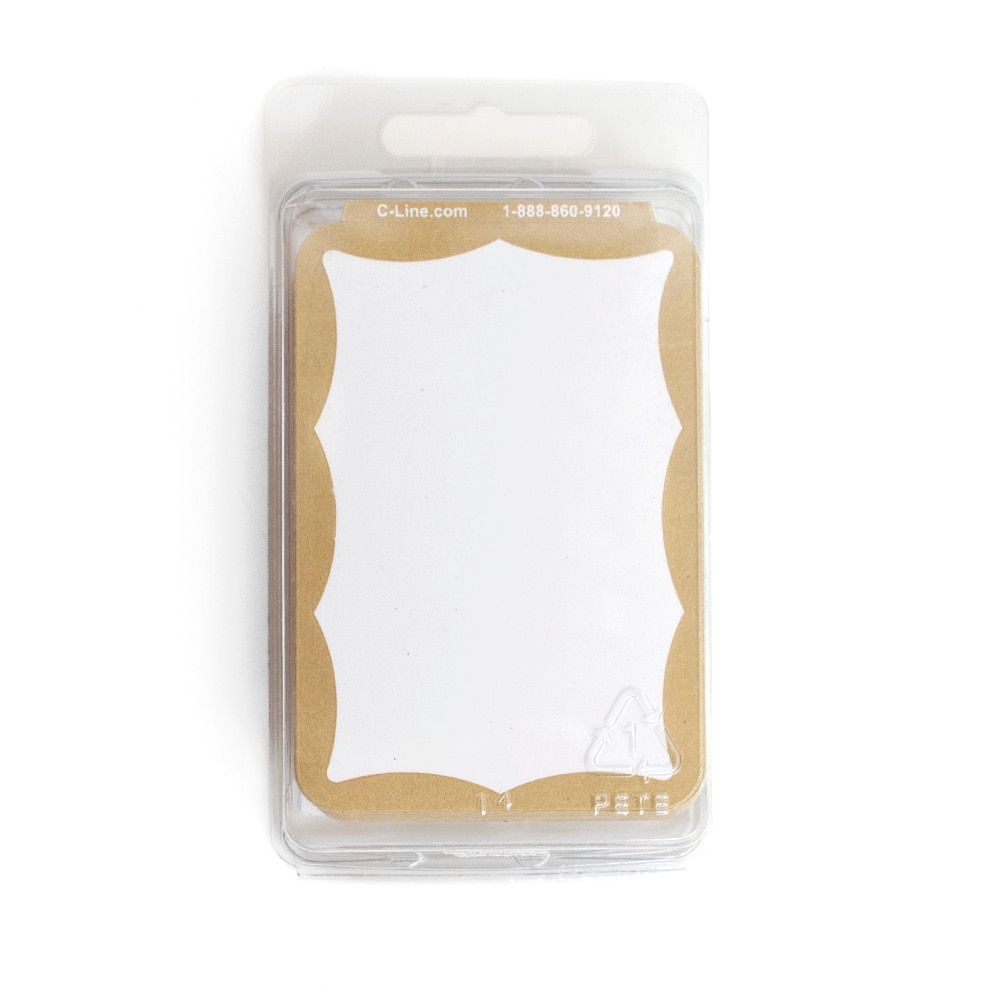 C-Line Stick on Name Badges With Borders