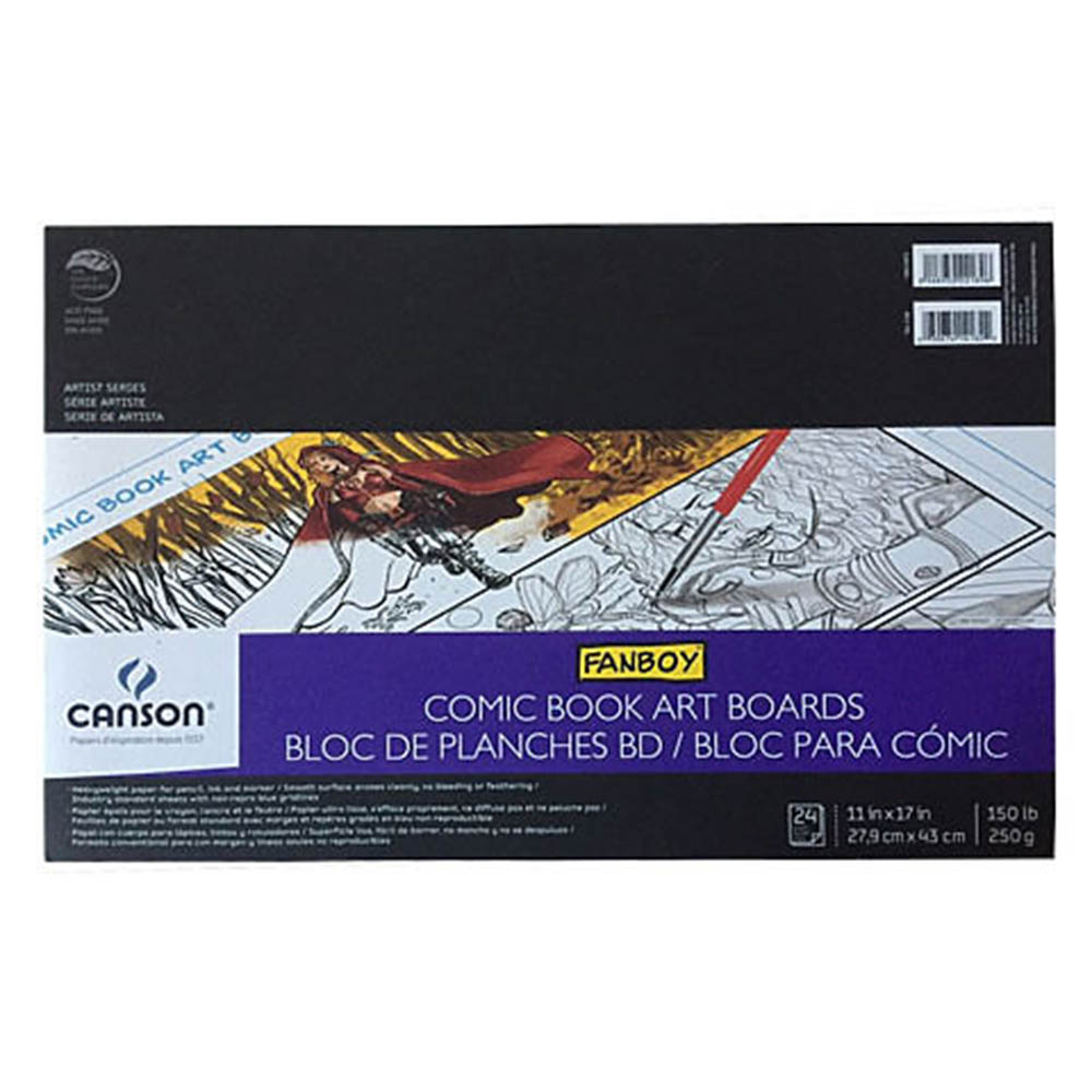Canson Fanboy Comic Book 150# Art boards 11"x17"
