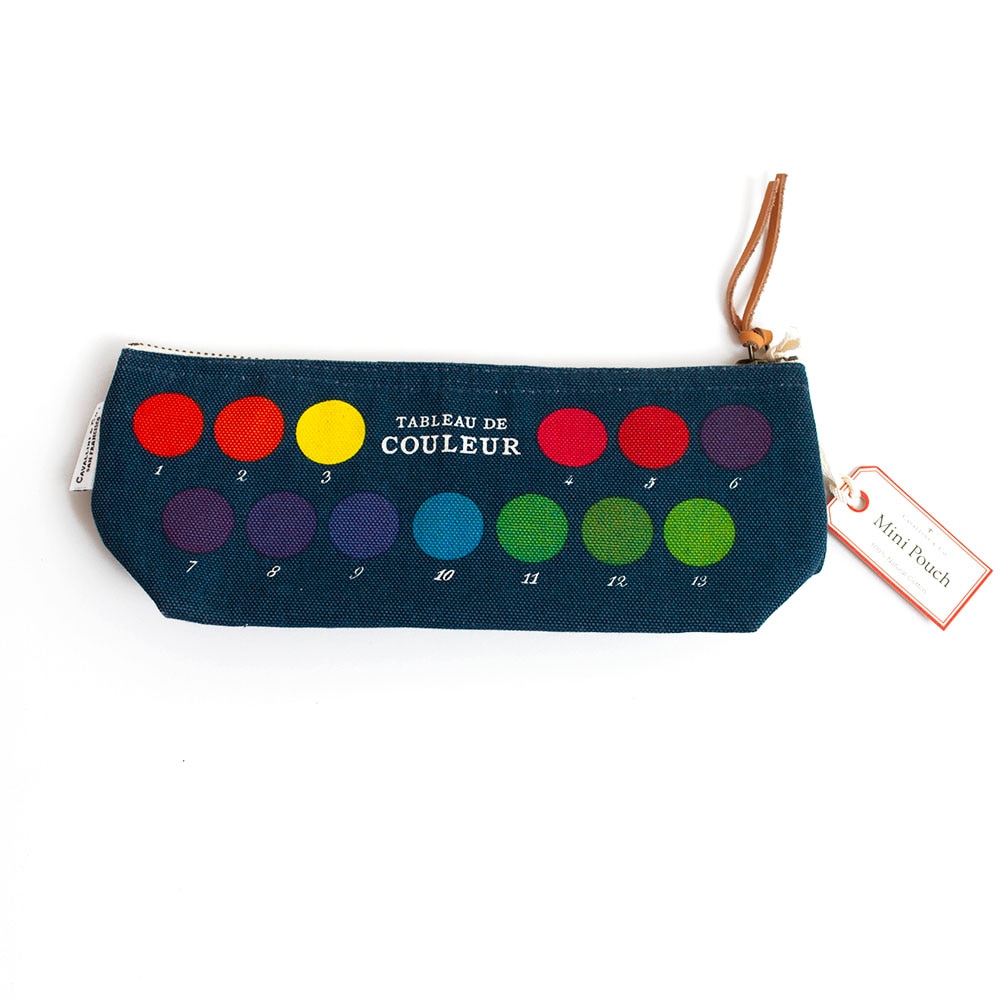Cavallini Pencil Pouch Color Chart