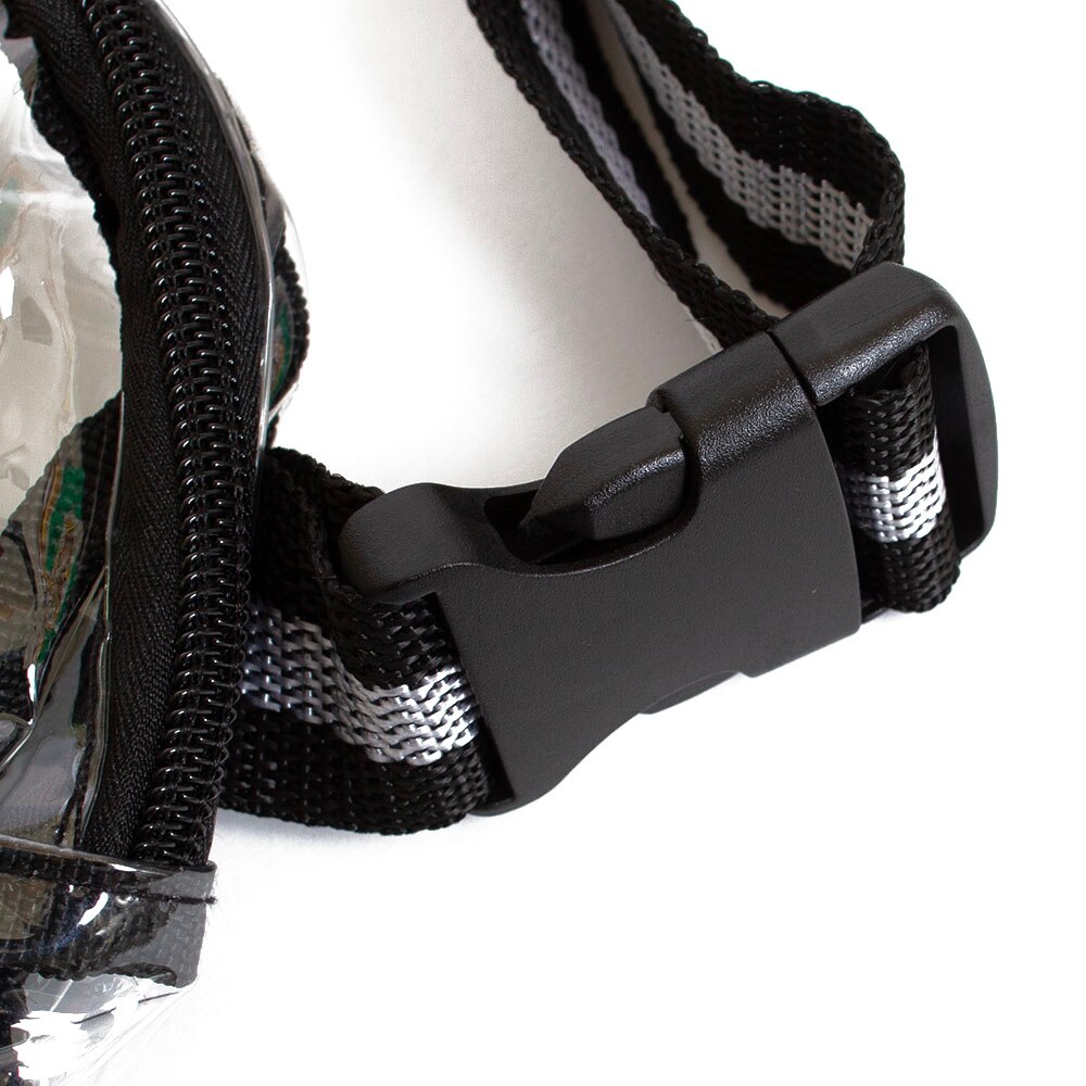 Clear Spirit Oakland Stripe Webbing Strap Green Sco-Ducks Hip Bag
