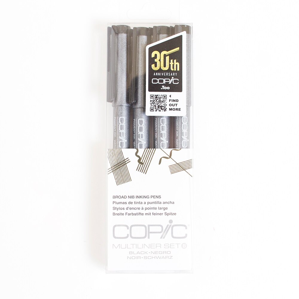 Copic Multiliner Broad B Set 4pc