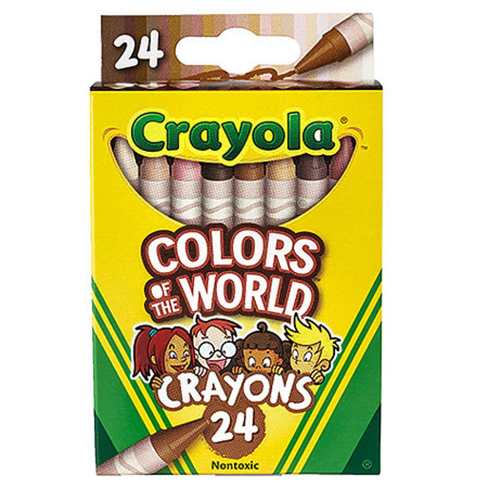 Crayola Colors of the World Crayon 24 Count Set
