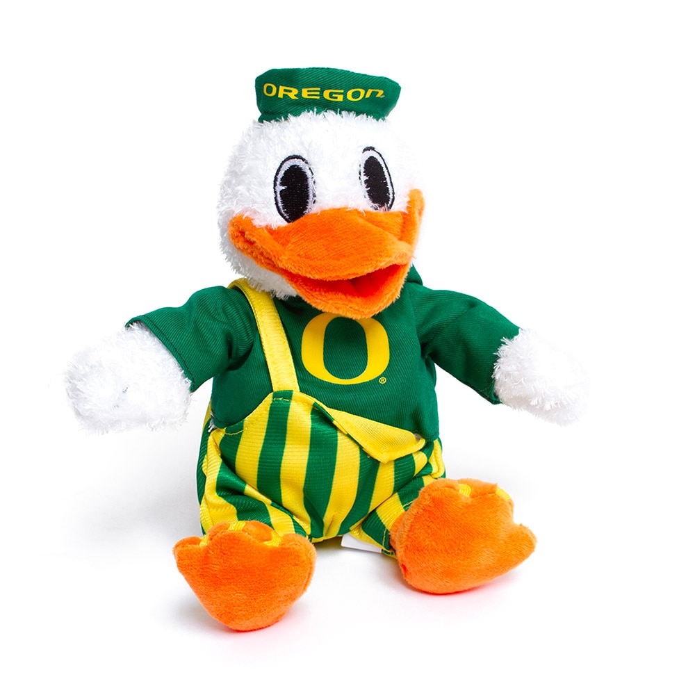 Duck Mascot Factory 6" sitting 23 Green & Yellow Game Day Bibs