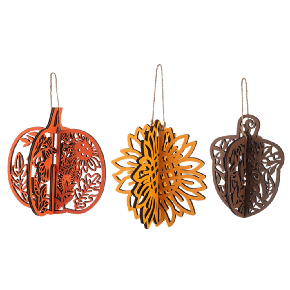 Ganz Fall Icon Laser Cut Ornaments