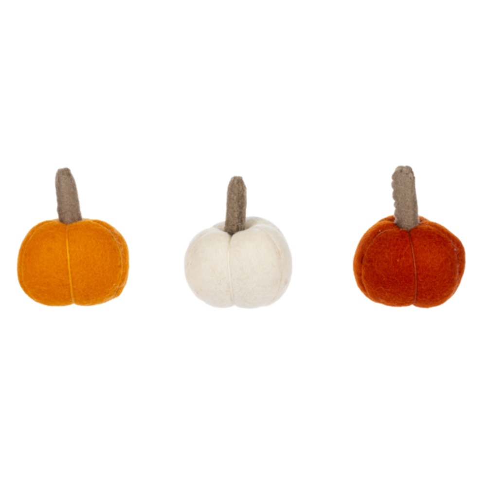 Ganz Mini Wool Pumpkin Figure (3 Colors)