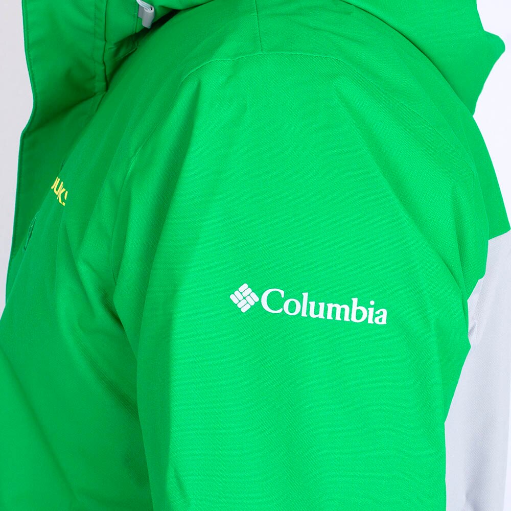 Green & Grey Columbia Field Bound Water Proof 24 Yellow Oregon Full-Zip ...