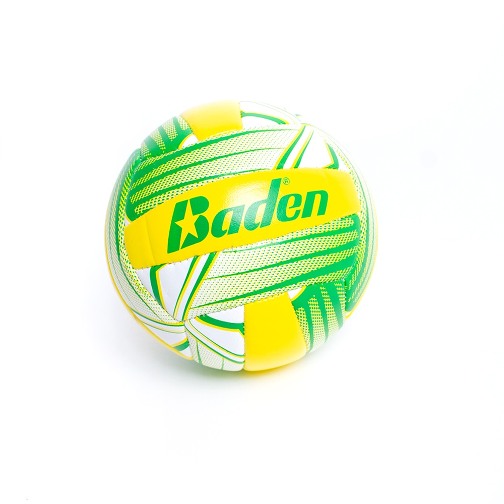 Green & Yellow Panel Baden Mini 5" #6 Shield Design Green O Volleyball