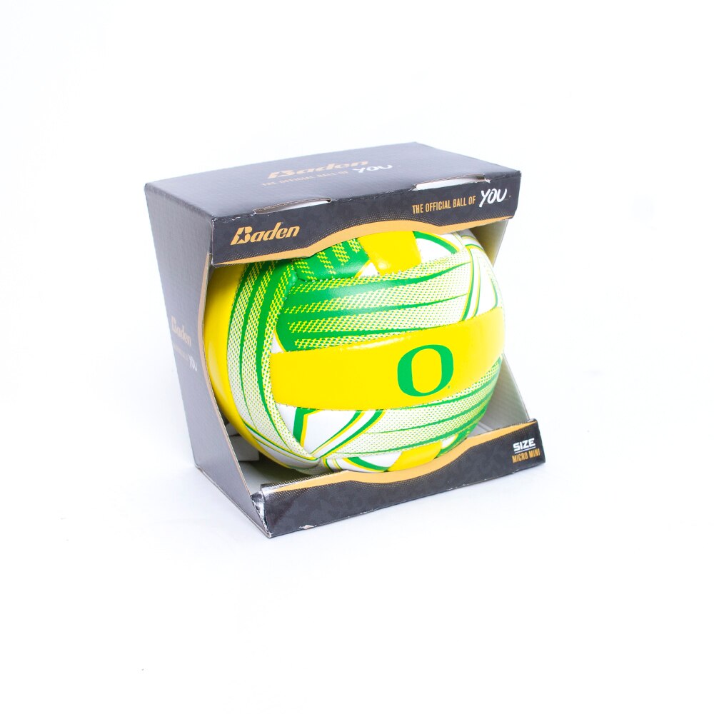 Green & Yellow Panel Baden Mini 5" #6 Shield Design Green O Volleyball