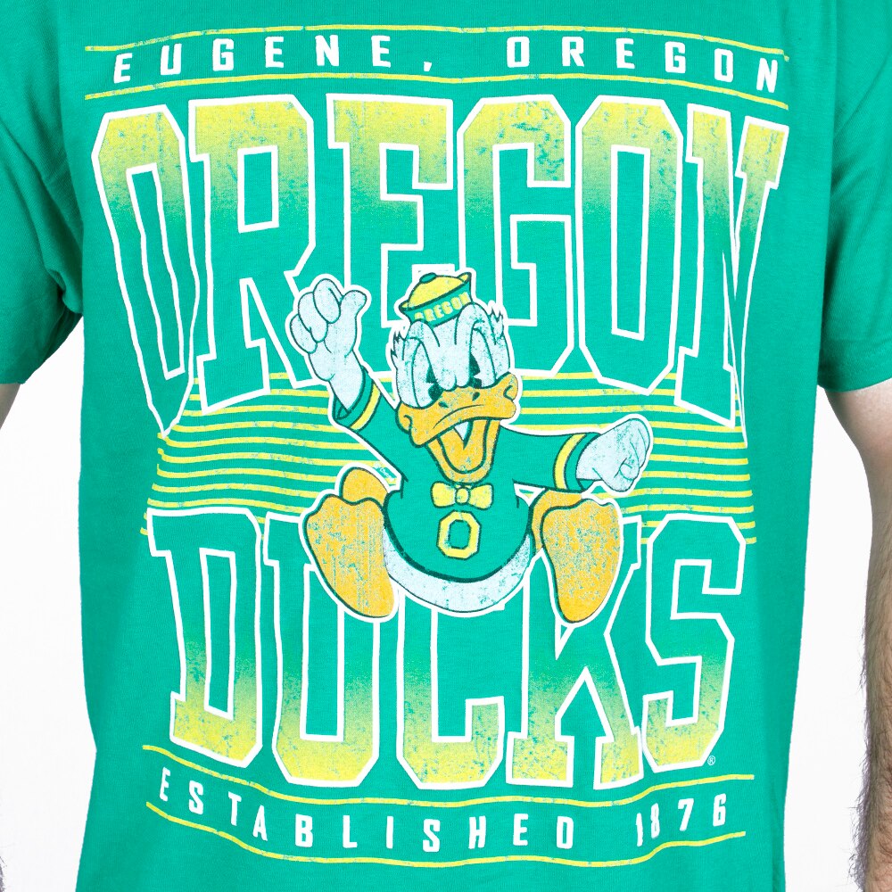 Green 'Blue 84' Cotton Mill Dyed 90's style 24 Charging Duck & Oregon ...