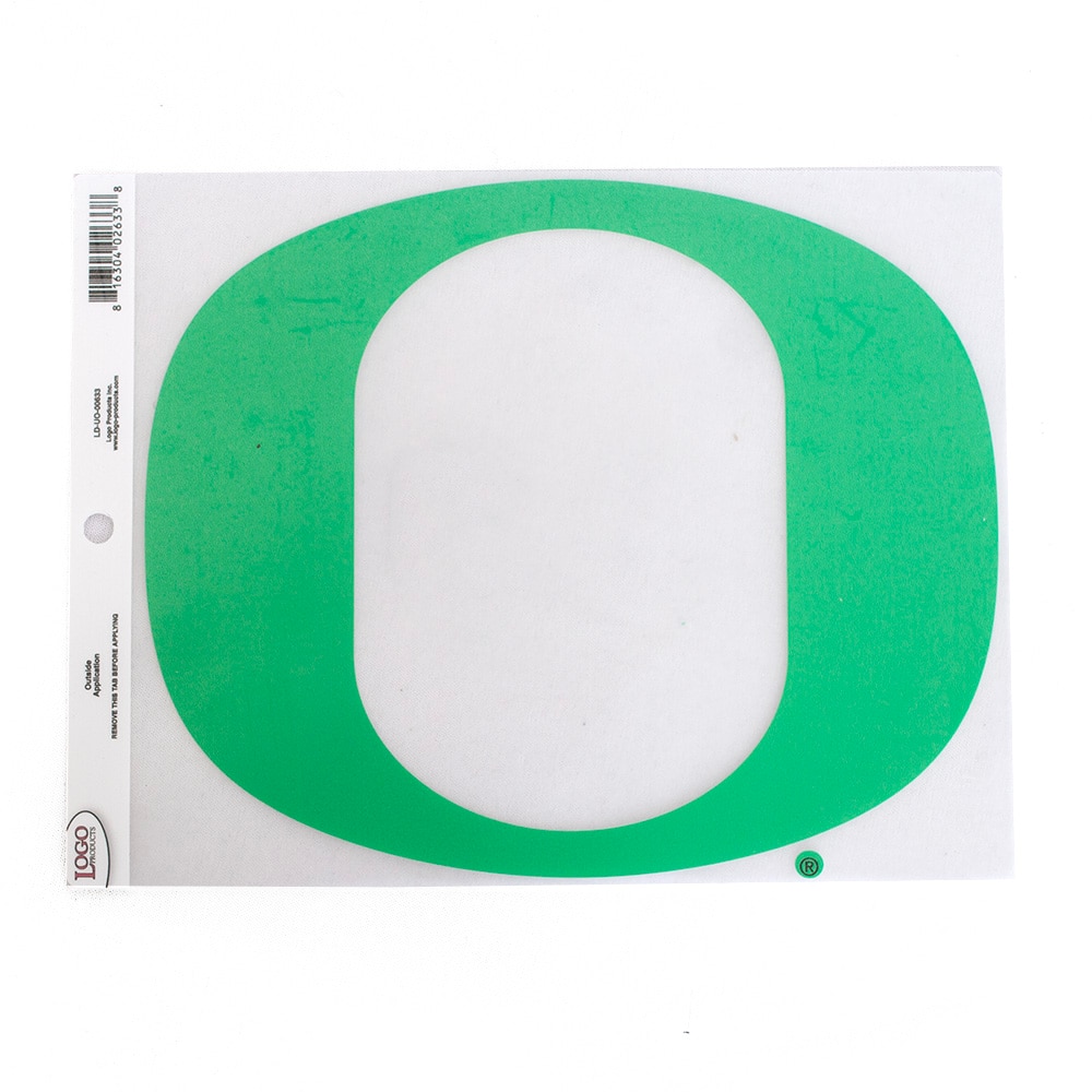 Green Logo Product 7" Vinyl Outside Application Green O Decal