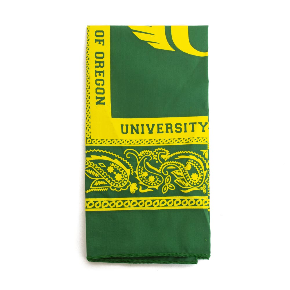 Green Neil Custom 23 Yellow O Wings & Univ. of Oregon Bandana