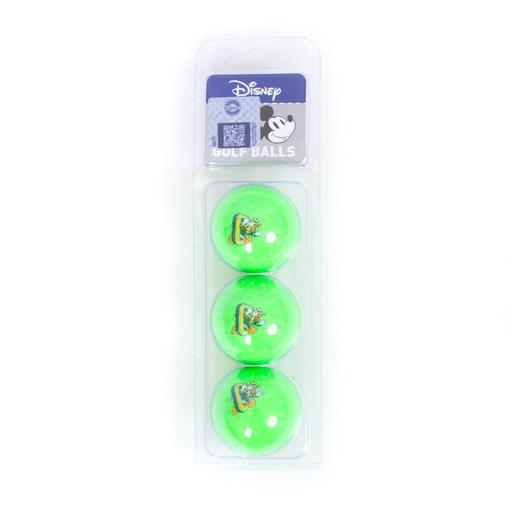Green Neon Wincraft Three Pack 25 DTO Golf Ball