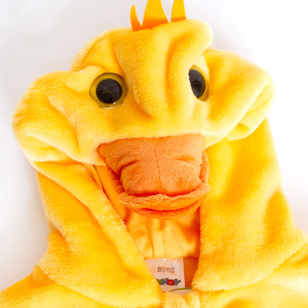Infant Yellow Ducky Costume Full Zip Romper
