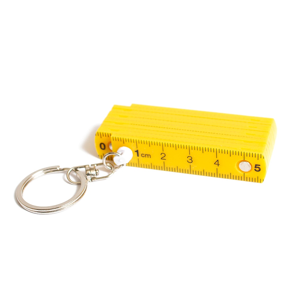 Kikkerland Folding Ruler Keychain