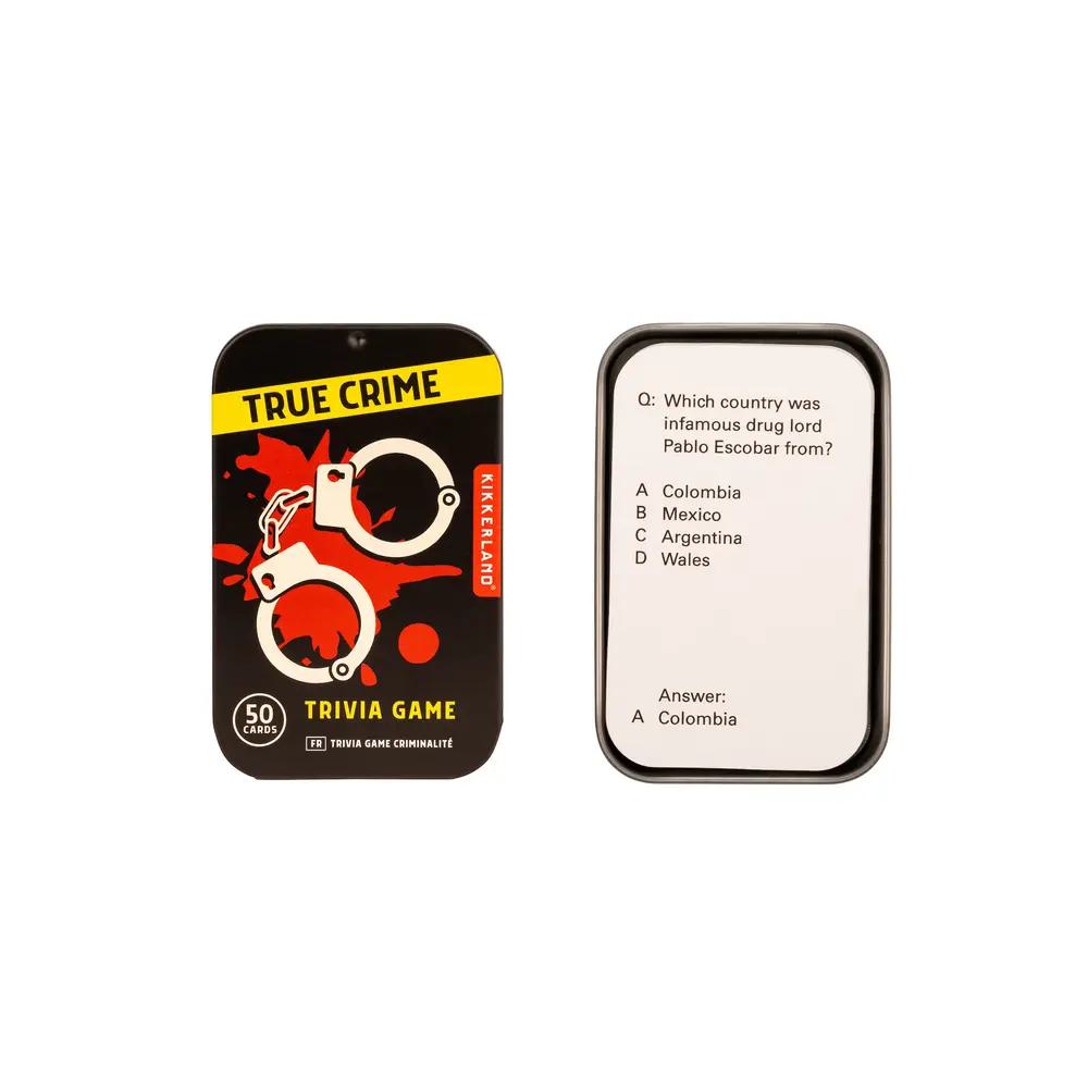 Kikkerland True Crime Trivia Game