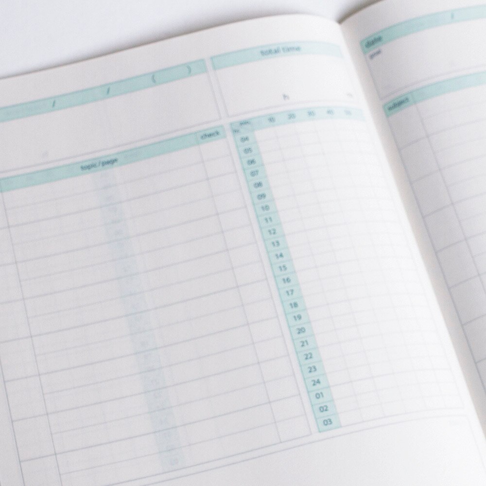 Kokuyo B5 Daily Study Planner Green