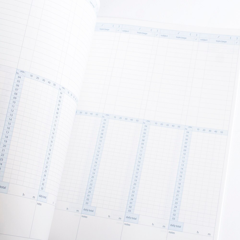 Kokuyo B5 Weekly Study Planner Blue