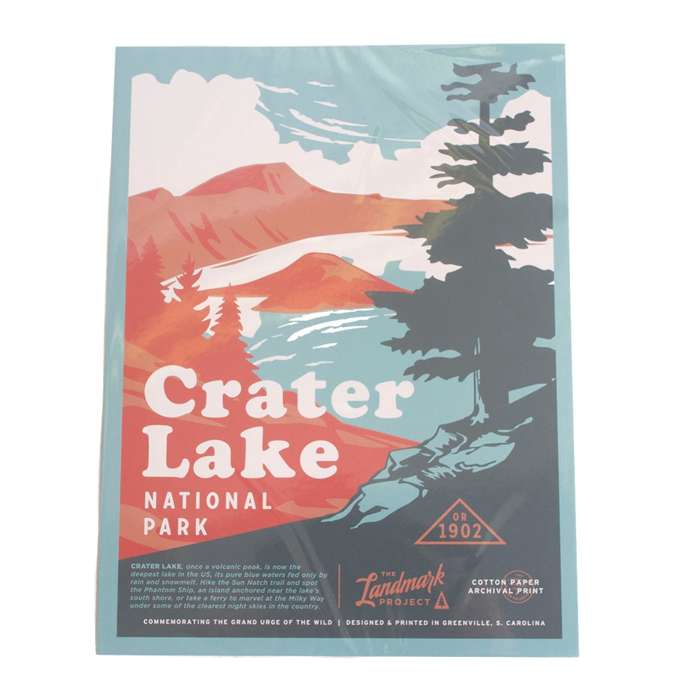 Landmark Project 12"x16" Poster Crater Lake National Park