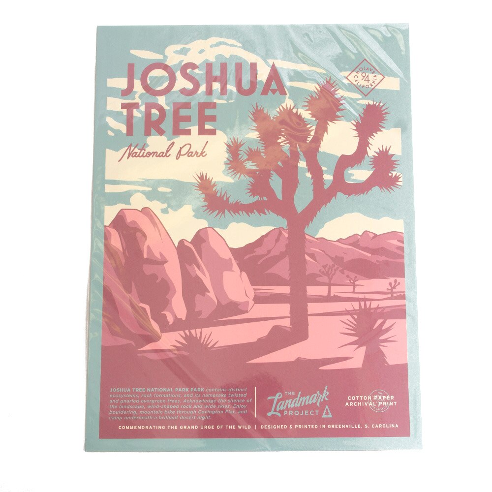 Landmark Project 12"x16" Poster Joshua Tree