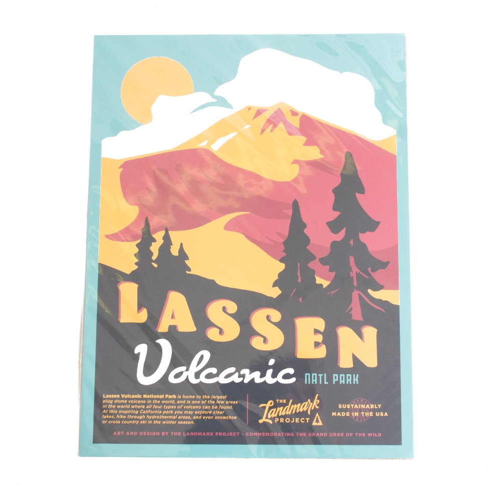 Landmark Project 12"x16" Poster Lassen Volcanic National Park