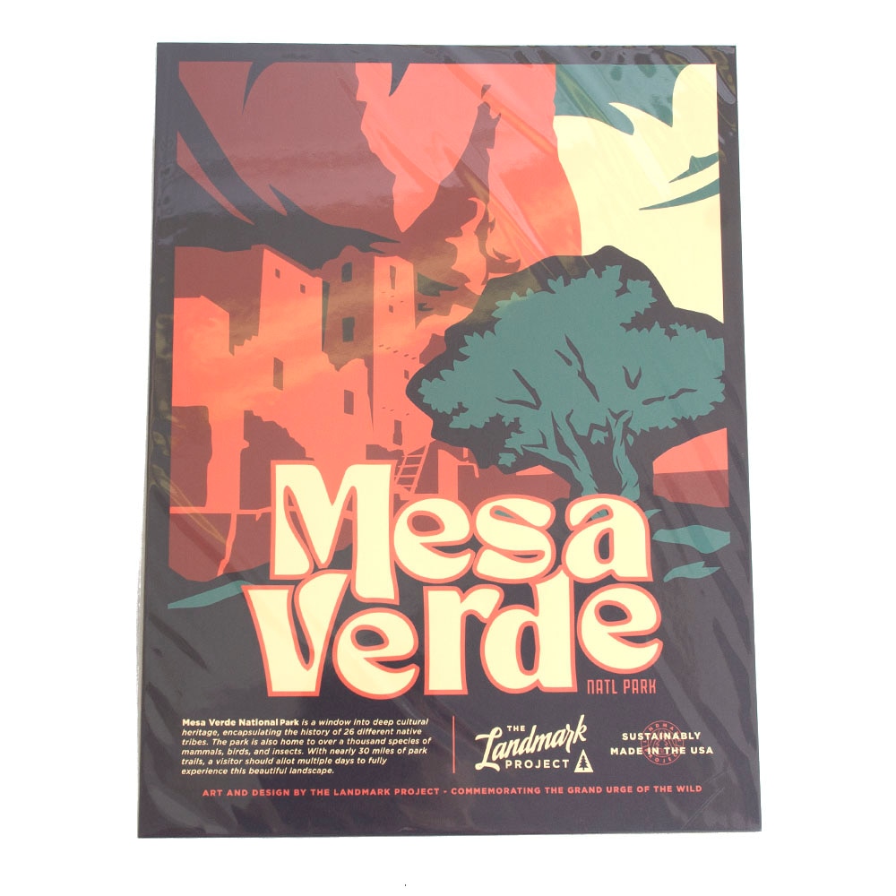 Landmark Project 12"x16" Poster Mesa Verde National Park
