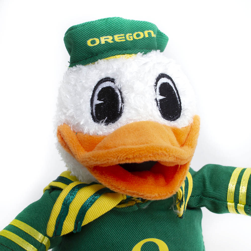 Oregon Duck 6" Plush Mascot with Fight Song