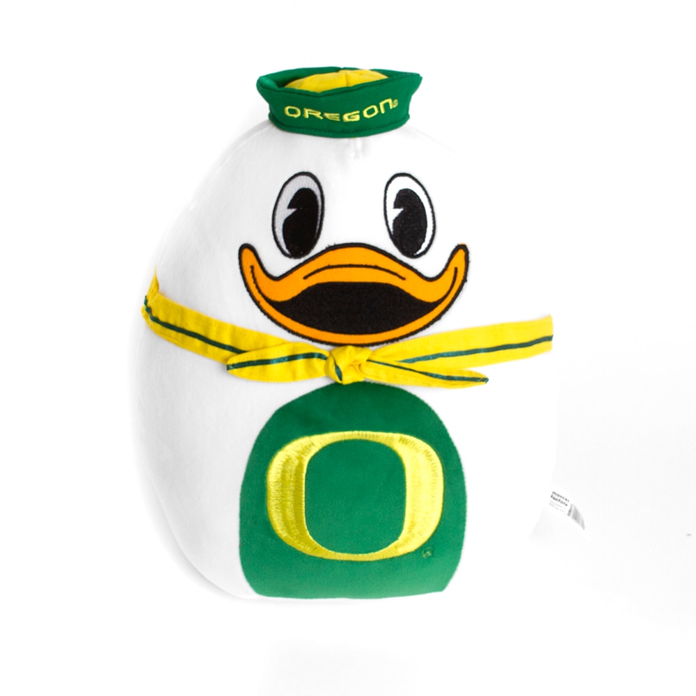 Oregon Duck Mascot Factory 12" Squishy Pillow Green O Plush