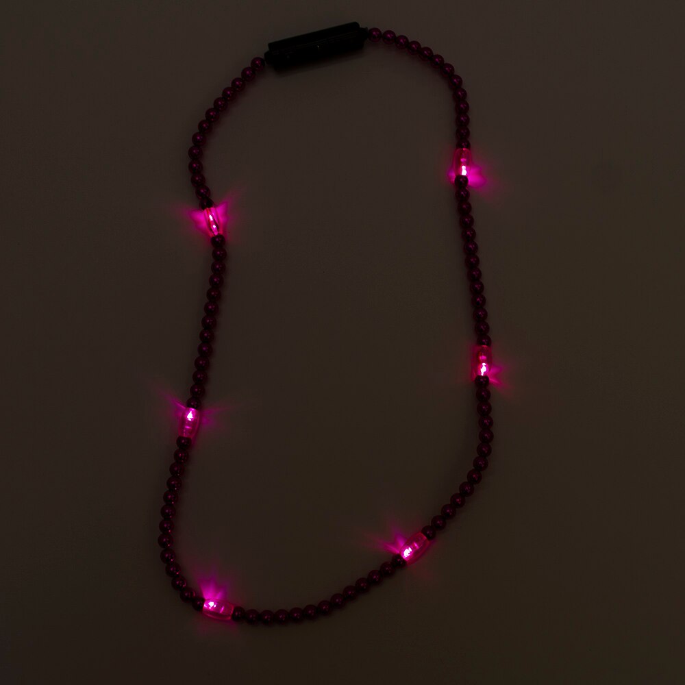 Pink Light-up Bead Necklace