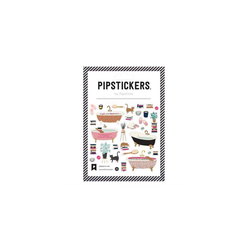 Pipstickers 4"x4" Stickers Booked My Time