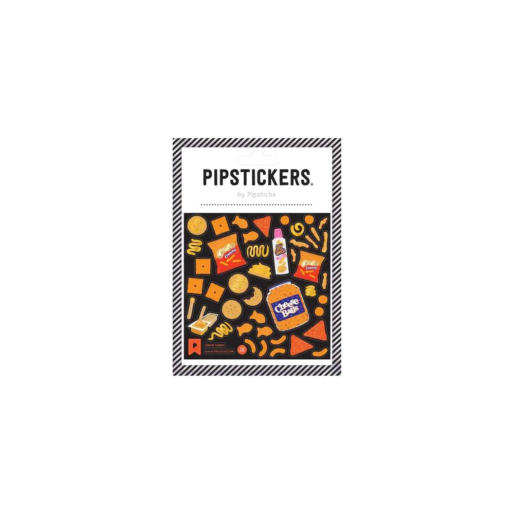 Pipstickers 4"x4" Stickers Feelin' Cheesy