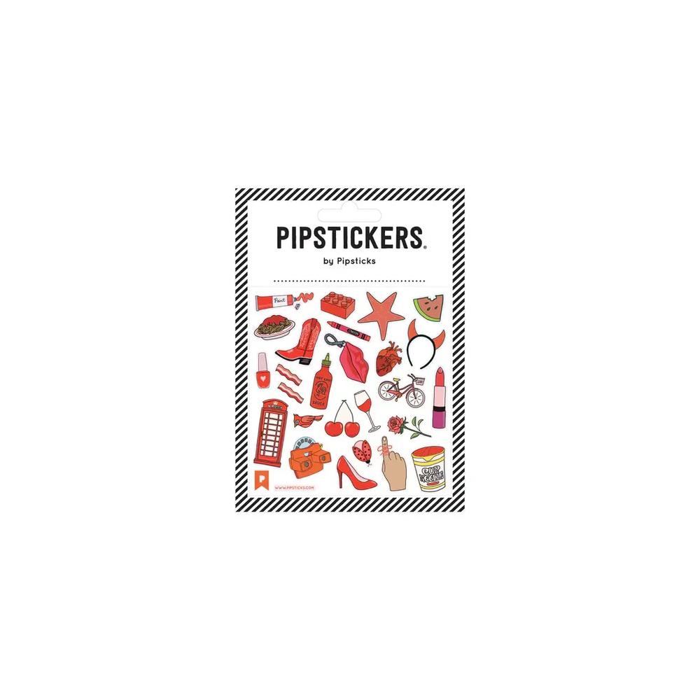 Pipstickers 4"x4" Stickers Getting' RED-dy