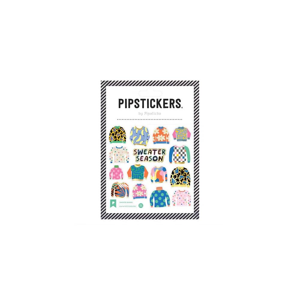 Pipstickers 4"x4" Stickers Sweater Season