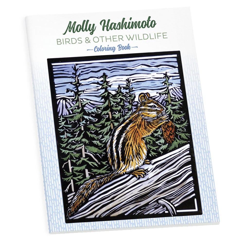 Pomegranate Coloring Book Molly Hashimoto Birds & Wildlife