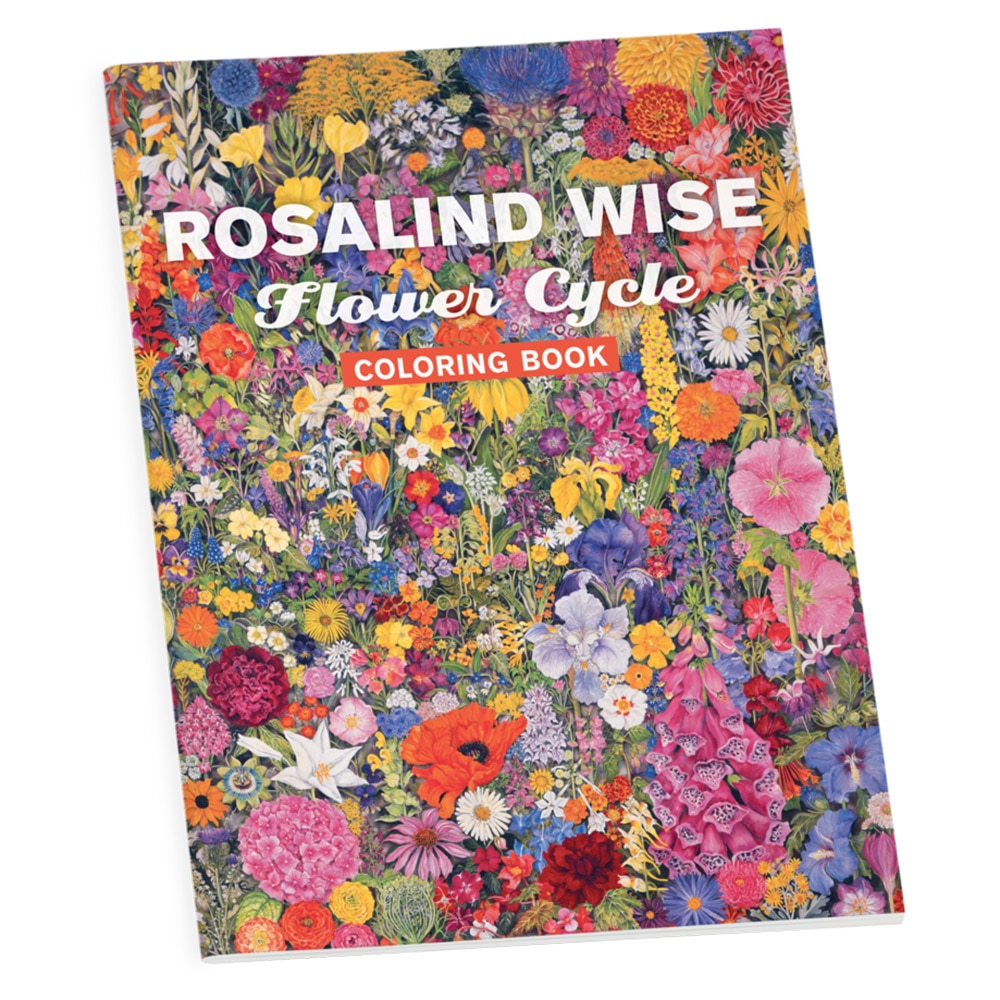Pomegranate Coloring Book Rosalind Wise Flower Cycle