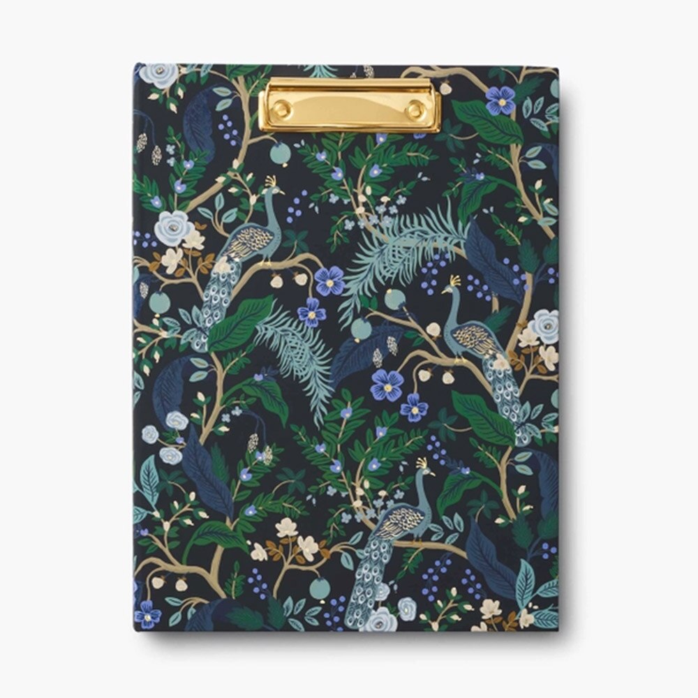 Rifle Paper Clipfolio Peacock