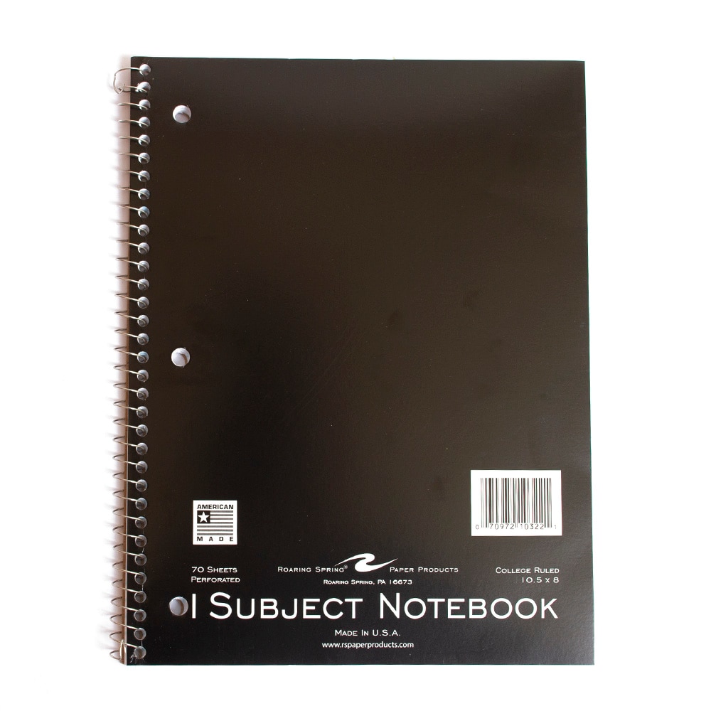 Roaring Spring Spiral Notebook 70