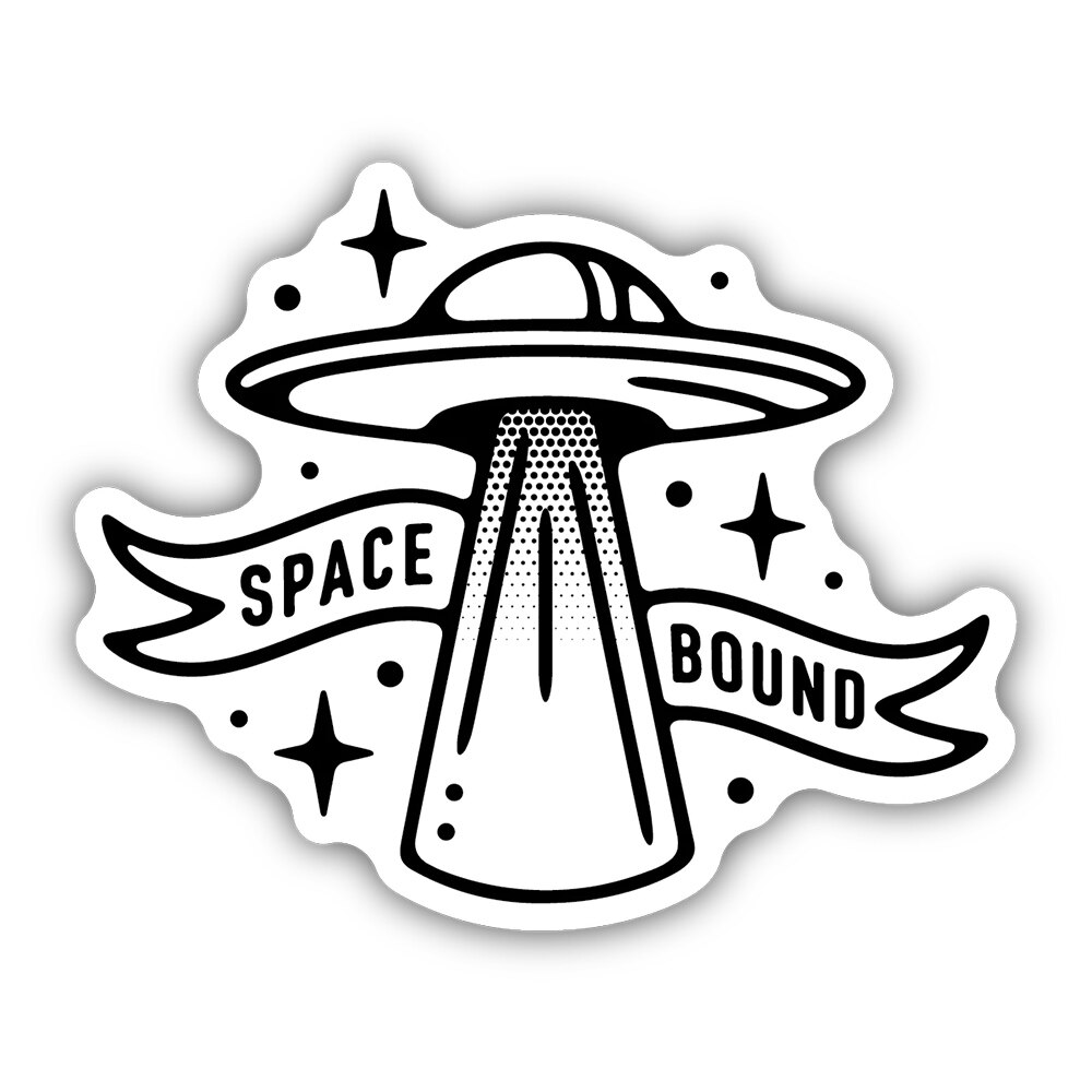 StickersNW 3" Sticker Space Bound