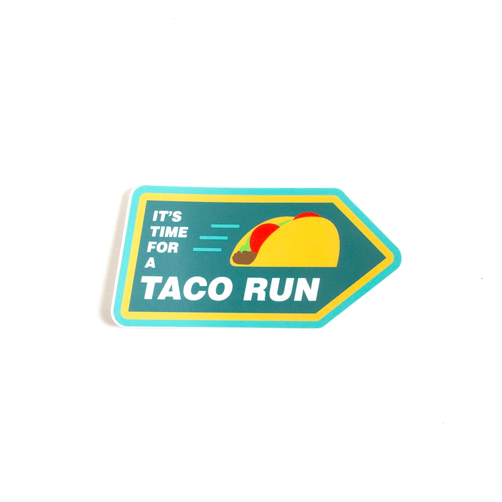 StickersNW 3" Sticker Taco Run